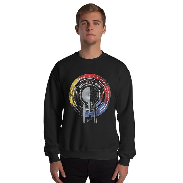 Star Trek: The Original Series Boldly Go Unisex Crewneck Sweatshirt ...